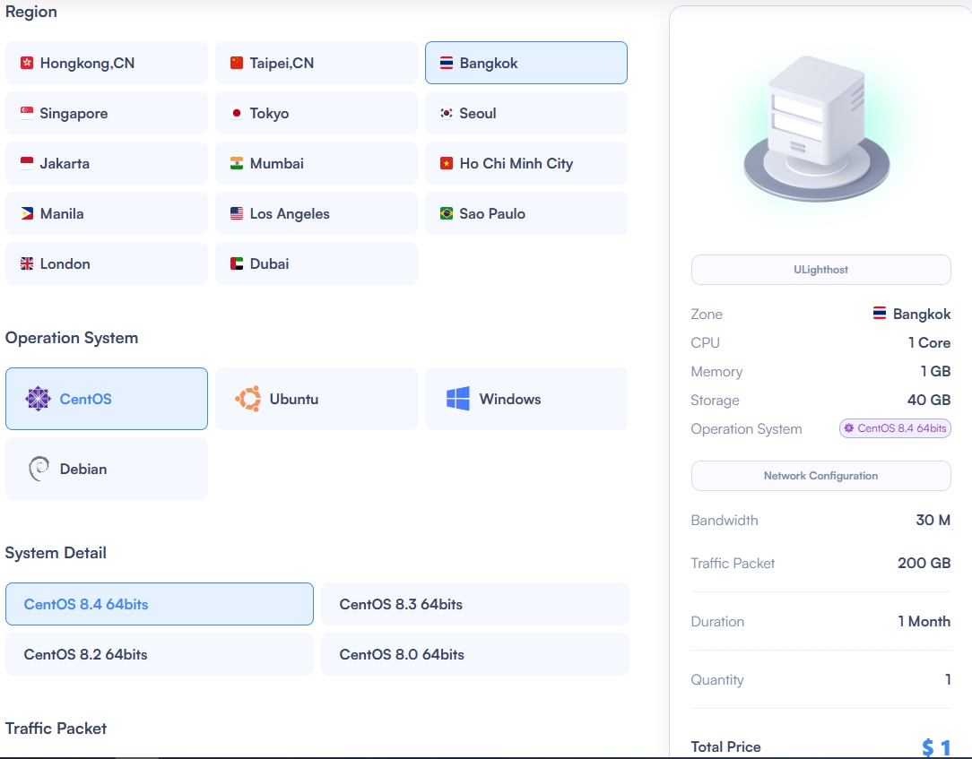 Thailand VPS Starting at $1/Month – Reliable Bangkok VPS with USDT Payment Accepted ...