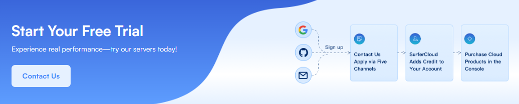 How to Apply for SurferCloud’s Free VPS Trial (Step-by-Step Guide) - SurferCloud Blog
