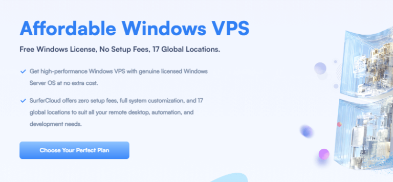 Affordable Windows VPS with Free License & 17 Global Data Centers | SurferCloud - SurferCloud Blog